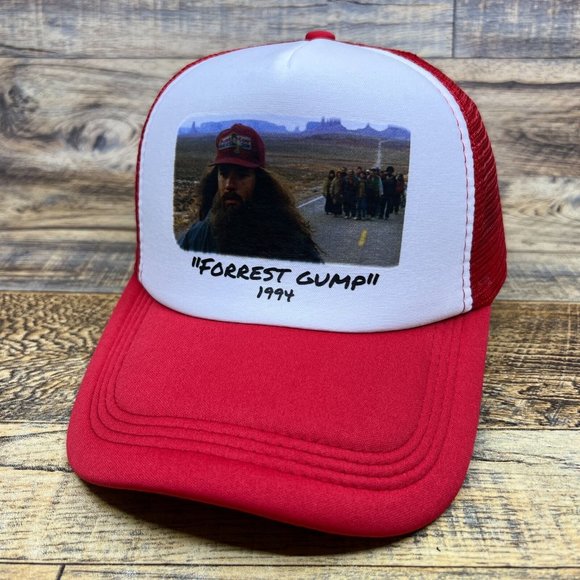 Unbranded | Accessories | 994 Forrest Gump Mens Trucker Hat Red ...